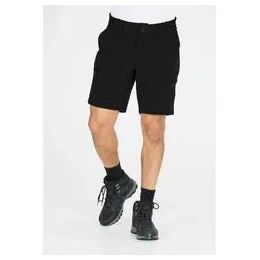 Shorts WHISTLER, Herren, Gr. XXL, US-Größen, schwarz, 91% Polyester, 9% Elasthan, unifarben, kurz, Hosen, mit 4-Wege-Stretch-Material