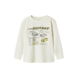 name it Shirt 'NMMOBAY' Jungen Größe 110 gelb / schwarz / weiß