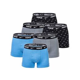 Nike Boxershort 6er Pack in Schwarz/Grau/Blau | Gr.: L