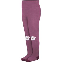 Normani Outdoor Sports Baby Merino Strumpfhose mit Noppen Lyss in Bordeaux | Gr.: 62/68