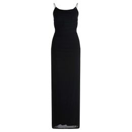 Vera Mont Abendkleid mit Spitzeneinsatz in Schwarz | Gr.: 38