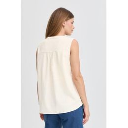 Fransa &Auml;rmellose Bluse FRJUNA Regular fit in Birch Melange | Gr.: M