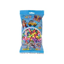 Hama Beutel mit 500 Maxi-Bügelperlen Pastell Mix 50 - ab 3 Jahren | Gr.: 10 mm