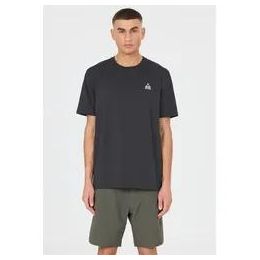 T-Shirt SOS "Mera", Herren, Gr. L, grau (schwarz, anthrazit), 96% Baumwolle, 4% Elasthan, unifarben, Casual, normal, Rundhals, Shirts, mit weichem Baumwoll-Touch