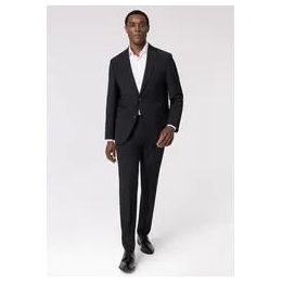 Hosenanzug Roy Robson "Regular Fit", Herren, Gr. 54, schwarz, 60% Schurwolle, 38% Polyester, 2% Elasthan, Anzüge