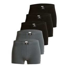 Haasis Bodywear 5er-Set: Pants in schwarz/grau | Gr.: L