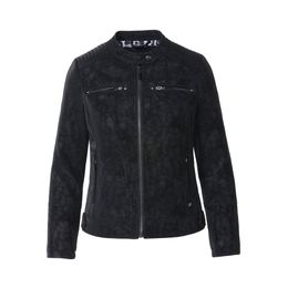 KOROSHI Damen Bikerjacke Kunstleder in SCHWARZ | Gr.: XL