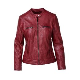 KOROSHI Damen-Bikerjacke in Lederoptik in braun | Gr.: S