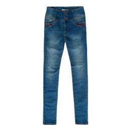 KOROSHI Damen Jeans Korsett Slim Push-Up Bestickt in blau | Gr.: 40