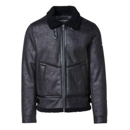 KOROSHI Kunstlederjacke in SCHWARZ | Gr.: XL