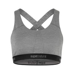super.natural Merino Bra W FEEL GOOD BRA in grau | Gr.: L