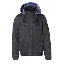 KOROSHI Steppjacke in SCHWARZ | Gr.: S