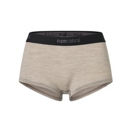 super.natural Merino Unterhose TUNDRA175 BOYFRIEND HIPSTER in Beige | Gr.: S