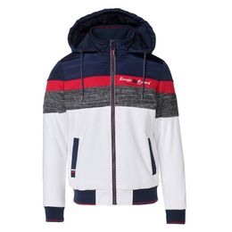 KOROSHI Sweatshirtjacke in wei&szlig; | Gr.: XL
