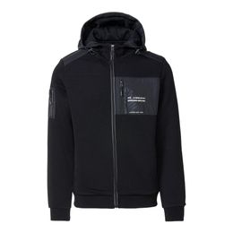 KOROSHI Sweatshirtjacke in SCHWARZ | Gr.: 3XL