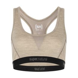 super.natural Merino Bra W TUNDRA220 SEMPLICE BRA in Beige | Gr.: M