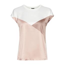 Laura Scott Shirtbluse in ecru-rosa-taupe | Gr.: 40