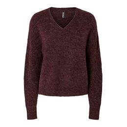 Pieces Pullover Damen Größe XXL weinrot