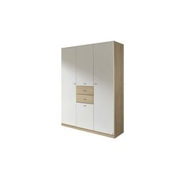 Kleiderschrank Landsberg - wei&szlig; - 136 cm - 197 cm - cm 54,0 - Sconto