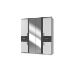 Kleiderschrank Koblenz - weiß - 179 cm - 199 cm - cm 58,0 - Sconto