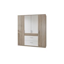 Kleiderschrank Click - holzfarben - 180 cm - 199 cm - cm 58,0 - Sconto