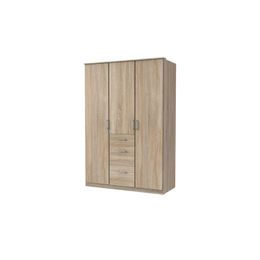 Kleiderschrank Click - holzfarben - 135 cm - 199 cm - cm 58,0 - Sconto