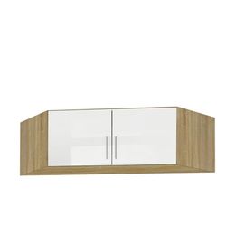 Aufsatz f&uuml;r Eckschrank 2-t&uuml;rig Celle - wei&szlig; - 117 cm - 39 cm - cm 117,0 - Sconto