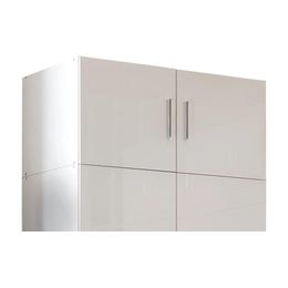 Kleiderschrank-Aufsatz Malta - wei&szlig; - 80 cm - 40 cm - cm 54,0 - Sconto