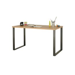 Schreibtisch Liverpool - holzfarben - 140 cm - 74 cm - cm 70,0 - Sconto