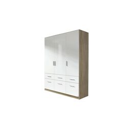 Kleiderschrank Celle - holzfarben - 136 cm - 197 cm - cm 54,0 - Sconto