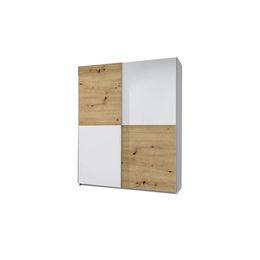 Schwebet&uuml;renschrank Time - wei&szlig; - 170 cm - 195 cm - cm 59,0 - Sconto
