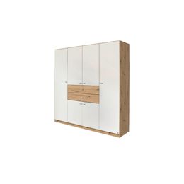 Kleiderschrank Landsberg - weiß - 181 cm - 197 cm - cm 54,0 - Sconto