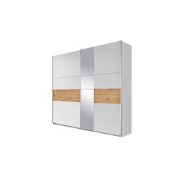 Schwebetürenschrank Korbach - weiß - 218 cm - 210 cm - cm 59,0 - Sconto