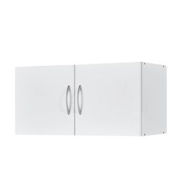 Aufsatz 2-t&uuml;rig Multischrank-System - wei&szlig; - 80 cm - 40 cm - cm 40,0 - Sconto