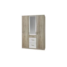 Kleiderschrank Cariba - holzfarben - 135 cm - 199 cm - cm 58,0 - Sconto
