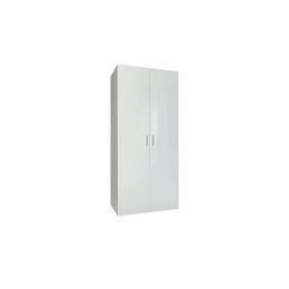 Kleiderschrank Malta - weiß - 80 cm - 185 cm - cm 40,0 - Sconto