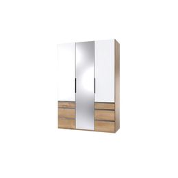 Drehtürenschrank Level 36 A - weiß - 150 cm - 216 cm - cm 58,0 - Sconto