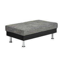 Polsterhocker Wiebke - schwarz - 110 cm - 38 cm - cm 65,0 - Sconto