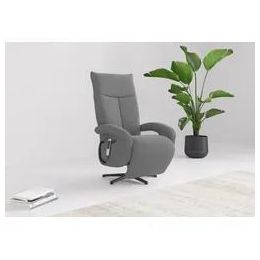 Sit & More TV-Sessel SIT & MORE "TV Dance", grau, B:74cm H:112cm T:82cm, 95%Polyester 5%Polyamid, Sessel, wahlweise manuell oder elektrischer Funktion mit Akku