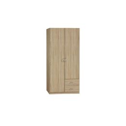 Kleiderschrank Case - holzfarben - 91 cm - 197 cm - cm 54,0 - Sconto