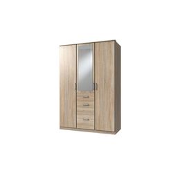 Kleiderschrank Click - holzfarben - 135 cm - 199 cm - cm 58,0 - Sconto