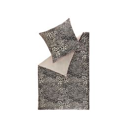 Sportalm Kitzbühel Satin Bettwäsche ANIMAL in Beige | Gr.: 140 x 200