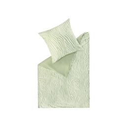 Esprit Bettw&auml;sche SALMLO in Gr&uuml;n | Gr.: 155x220 cm (40x80 cm)
