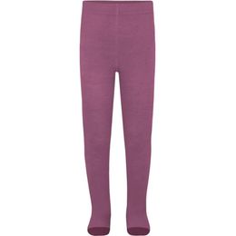 Normani Outdoor Sports Kinder Merino Strumpfhose mit Noppen Muri in Bordeaux | Gr.: 98/104
