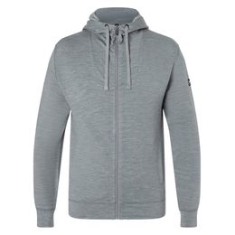 super.natural Merino Hoodie M EVERYDAY HOODIE in grau | Gr.: L