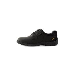 Camel Active Lederschuh mit robuster Sohle in Schwarz | Gr.: 40