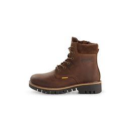 Camel Active Schnürstiefel mit Profilsohle in Braun | Gr.: 36