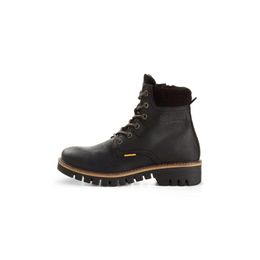 Camel Active Schnürstiefel mit Profilsohle in Schwarz | Gr.: 39