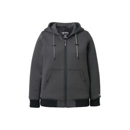 Ulla Popken Softshelljacke in schwarz | Gr.: 46-48