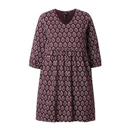 Ulla Popken Jerseykleid in pflaume | Gr.: 62/64